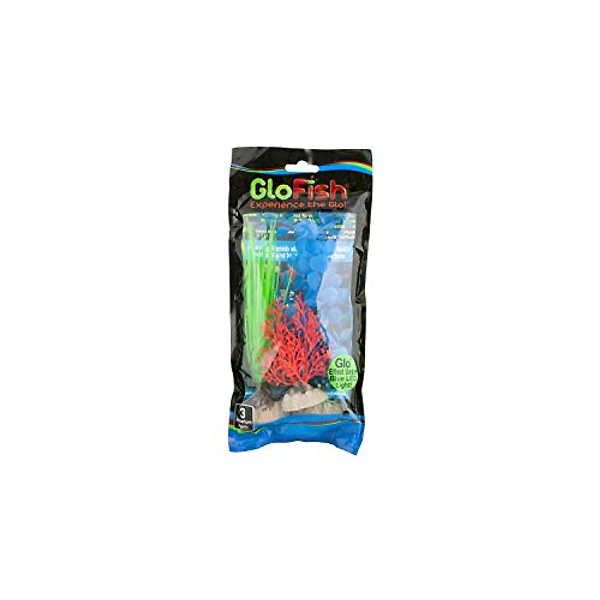 GloFish 29286 Multi-Pack Plants Medium