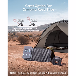 MARBERO Portable Power Station with Solar Panel Kit Solar Generator Included 110V Laptop Charger for Outdoor Home Camping Emergency RV