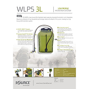 Source Tactical Commander 10L Hydration Pack with 3L WLPS Low Profile Hydration Bladder - Storm High-Flow Push-Pull Drinking Valve - MOLLE Webbing for Equipment Attachment