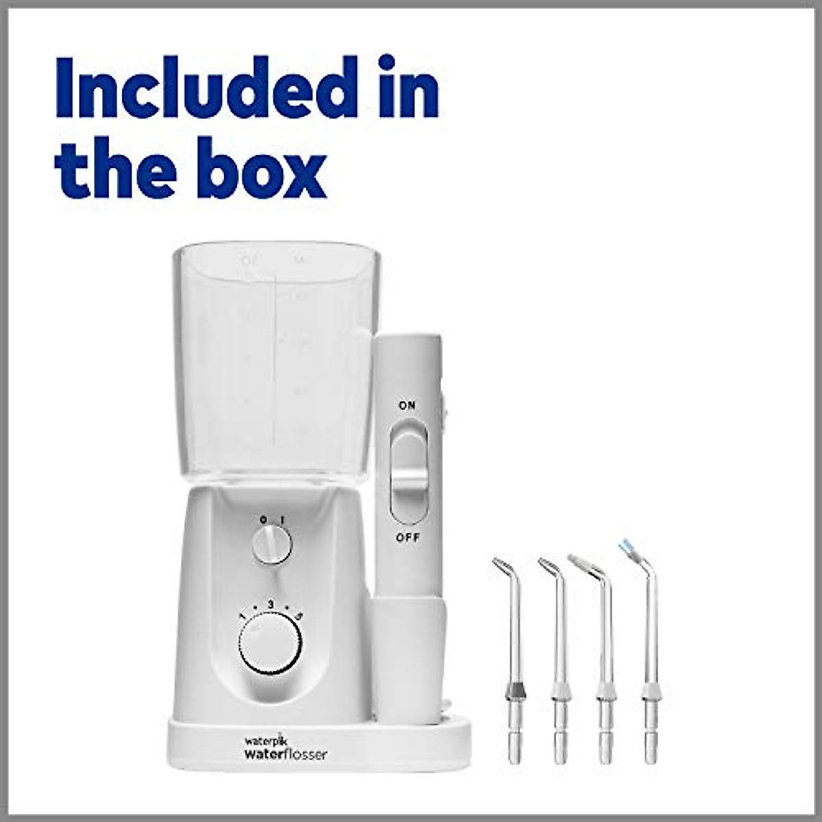 Waterpik Water Flosser For Teeth, Portable Electric Compact For Travel and Home - Nano Plus, WP-320, White