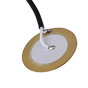 BQLZR 0.25inch Output Jack Guitar Pickup Piezo Transducer for Guitar Violin Pack of 3