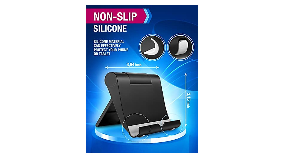 Compact Cell Phone Stand – Foldable & Adjustable Holder