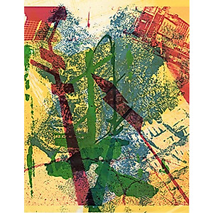 Brooklyn street shadow monoprint