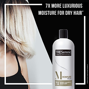 TRESemmé Shampoo and Conditioner Rich Moisture Set Deep Conditioner with Vitamin E for Dry, Damaged Hair, Hair Care with Vitamins and Biotin Shampoo, 56 Fl Oz (Set), Pack of 3, 8.0 Count