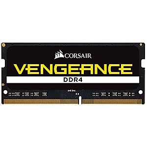 Corsair Vengeance Performance SODIMM Memory 64GB (2x32GB) DDR4 2933MHz CL19 Unbuffered for 8th Generation or Newer Intel Core™ i7, and AMD Ryzen 4000 Series Notebooks