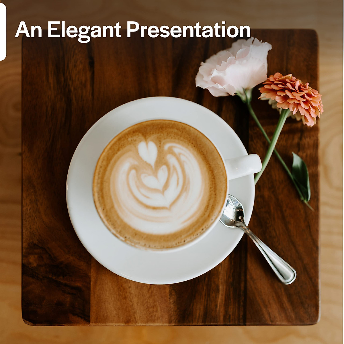 Villa Acacia Cake Stand - 13 inch Rustic Wood Table Stands for Decorating and Serving - Wooden Pedestal for Cupcake, Dessert, Fruit, Wedding & Birthday Parties - Square