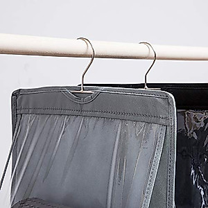 DIOMMELL Purses Hanger Hanging Handbag Organizer Bags Storage Holder for Closet with 6 Larger Pockets