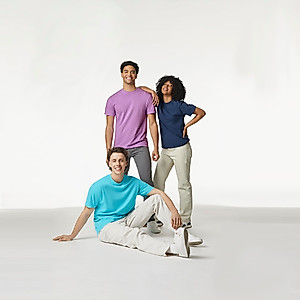 Comfort Colors Adult Short Sleeve Tee, Style G1717, White (1-pack), Large