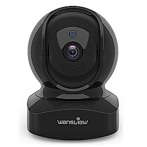 wansview Wireless Security Camera, IP Camera 1080P HD, WiFi Home Indoor Camera for Baby/Pet/Nanny, 2 Way Audio Night Vision, Works with Alexa, with TF Card Slot and Cloud