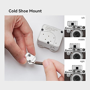 TTartisan Light Meter II, Real-time Metering Tool, Two Dial to Adjust ISO, Aperture and Shutter Speed, Compatible with Older Leicas and Similar Rangefinder Cameras