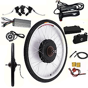 Electric Bicycle Motor Kit 48V 1000W 26"x1.57"Rear Wheel Powerful Motor E-Bike Conversion Kit w/LCD Display