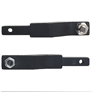 2PCS HIRCQOO 1/10 RC Decorations Accessories Metal Tow Trailer Drop Hitch Receiver Compatible with Traxxas TRX-4 Tamiya CC01 Axial SCX10 D90 Redcat HSP 90046 D110 1/10 RC Crawler