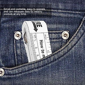 Horse Height Measure Tape Horse Height Measuring Stick Measure Animal Height, for Measurement of Animal Bu and Weight Measurement Tape Tape Measure Body Body Tape