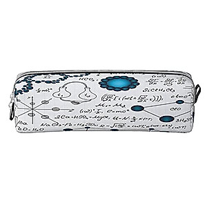 Limhibu Pencil Case Physics Dna Molecule Formulas Big Capacity Pencil Bag Large Storage Pouch Desk Organizer Marker Pen Case Stationery Bag Pencil Holder for Boys Girls Teen Adult