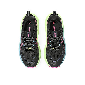 ASICS Women's Trabuco Max 2 Running Shoes, 9.5, BLACK/HOT PINK