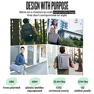 Solo Re:Define Laptop Backpack, Gray, 15.6"