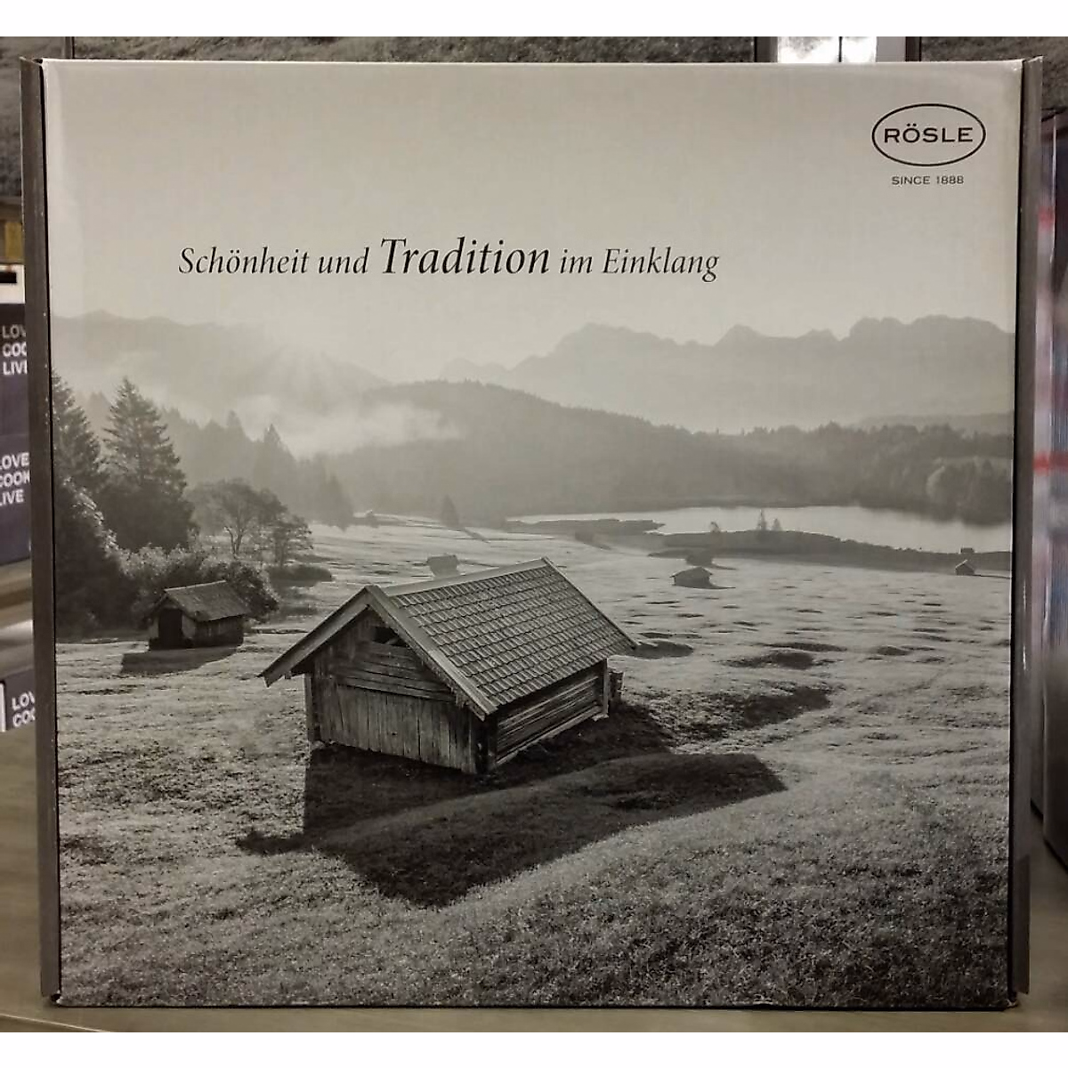 Rosle Stainless Steel Wok Pan with Non-Stick Coating and Glass Lid, 14.2-inch