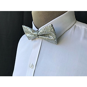 Cloud Rack Bow Tie Shiny Silver