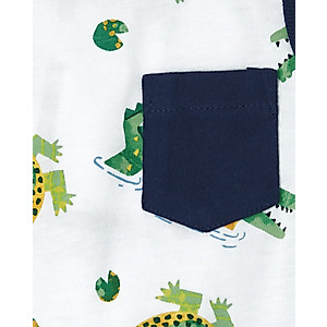 The Children's Place baby boys The Children's Place and Toddler Fashion Tank Top Shorts Set Shirt, Alligator, 3T US