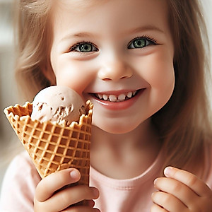 Mokosha Wooden Pizzelle Roller Krumkake Pastry Ice Cream Waffle Cone Baking Tool for Larger Molds Treats, 2x7