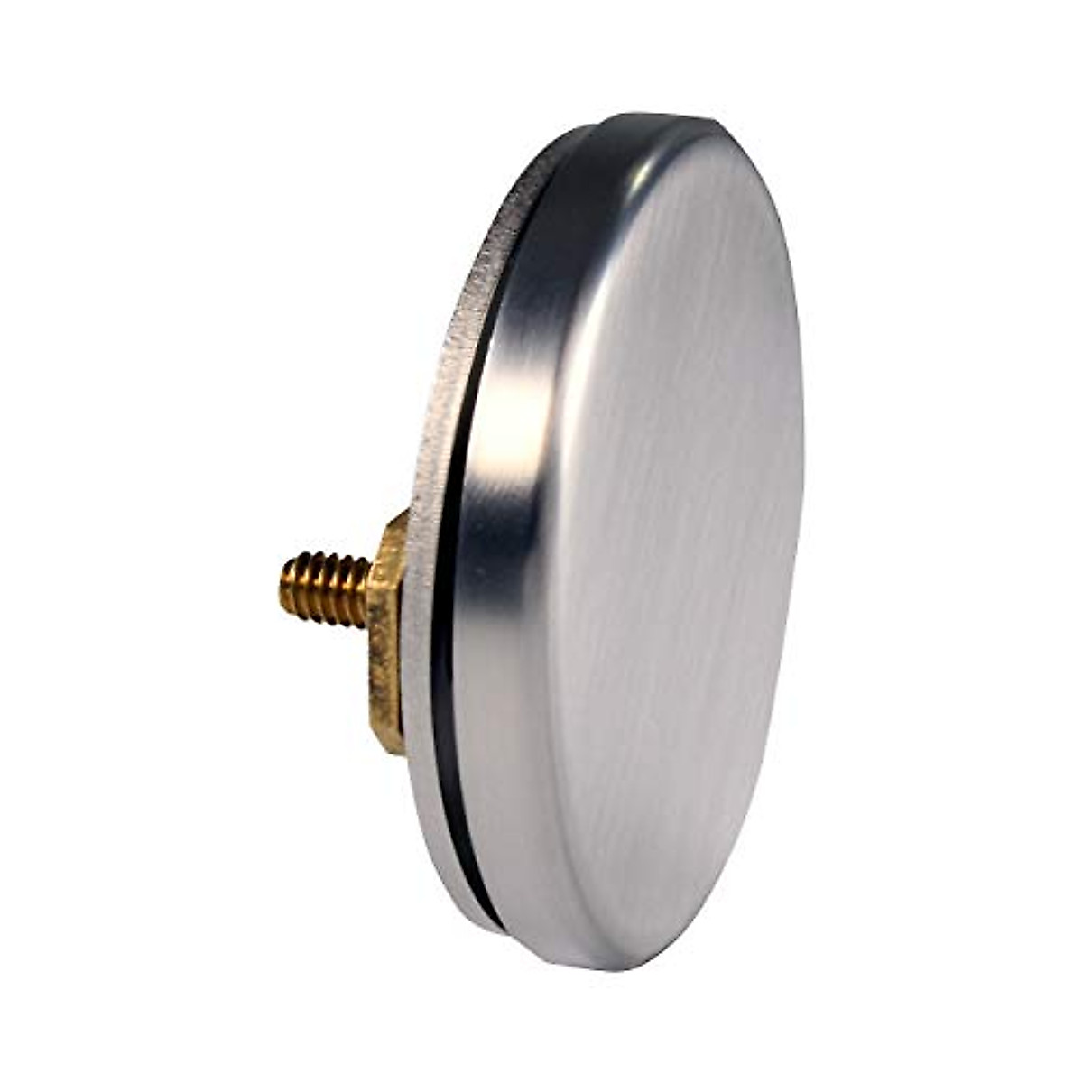 Westbrass Mushroom Tip-Toe Tub Trim Set with Floating Faceplate, Stainless Steel, D398RK-20