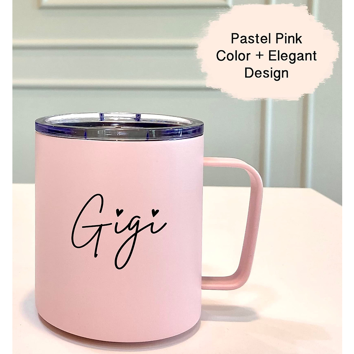 VIOLET & GALE Gigi Gifts for Grandma 12oz Lovely Gigi Coffee Mug for GG from Grandkids Gigi to Be Travel Tumbler Cup