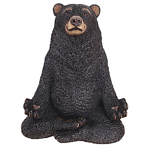 Design Toscano Being One with the Honey Zen Bear Statue