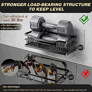 RTOGM 3pcs Replacement Adhesives Shower Shelves, Asin: B0BD52JVP2, 2pcs Long Adhesive for Shower Shelves & 1pc Short Adhesive for Soap Holder