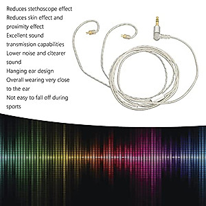 Replacement Audio Cable Extension Cord for for 1964 UE3X UE18 W4R UM3X, for KZ AS10 ZST ZS3, for Revonext QT2 QT3, for RX8 BQEYZ KC2 KB1, Headphone Upgrade Cable