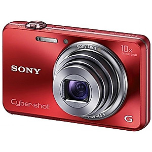 Sony Cyber-shot DSC-WX150 18.2 MP Exmor R CMOS Digital Camera with 10x Optical Zoom and 3.0-inch LCD (Red) (2012 Model)