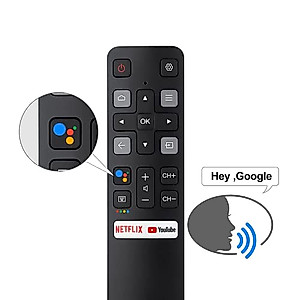 BESIA New Remote RC802V FNR1 fit for TCL TV 40S334 50S434 55S434 75S434 40S330 70S430 32S334 55S435 50S435 43S43432S6500A 65P8S 65P8 55P8S 49S6800FS 49S6800 32S6500S 32S6800S 32S6510S 32A325 32A323