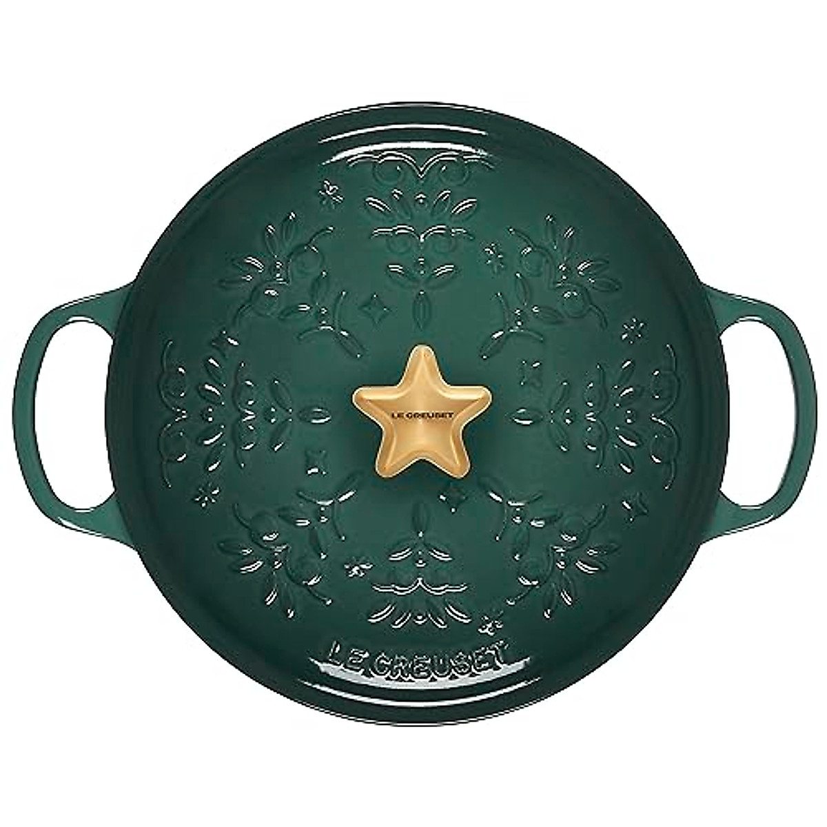 Le Creuset Noël Collection Enameled Cast Iron Holiday Tree Round Dutch Oven, 4.5 qt., Artichaut