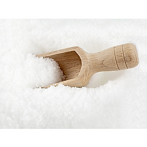 BICB Wooden Scoop (5.5 Inches) Natural Beech Wood Scoop for Flour, Bath Salt, Sugar, Cereal, Coffee and More - Multipurpose Wooden Spoon