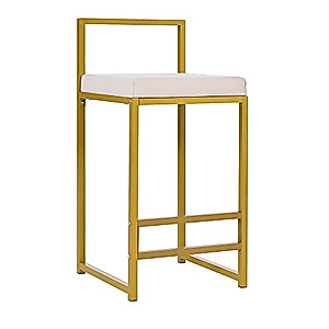 CKLMMC Modern 4-Piece Counter Height Extra Long Console Bar Dining Table Set with 3 Padded Stools, Perfect for Apartment/Studio/Small Kitchen