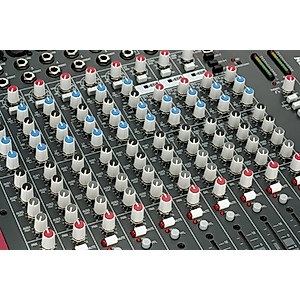 Allen & Heath ZED-14 - 14-Channel Touring Quality Mixer with USB I/O (AH-ZED-14),Grey/Red