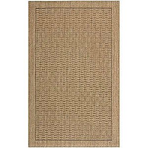 SAFAVIEH Palm Beach Collection Area Rug - 9' x 12', Natural, Sisal Design, Non-Shedding & Easy Care, Ideal for High Traffic Areas in Living Room, Bedroom (PAB359A)