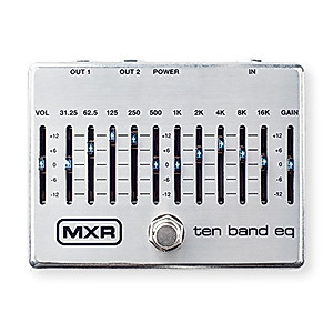 MXR Ten Band EQ Guitar Effects Pedal