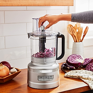 KitchenAid 13 Cup Food Processor, Contour Silver