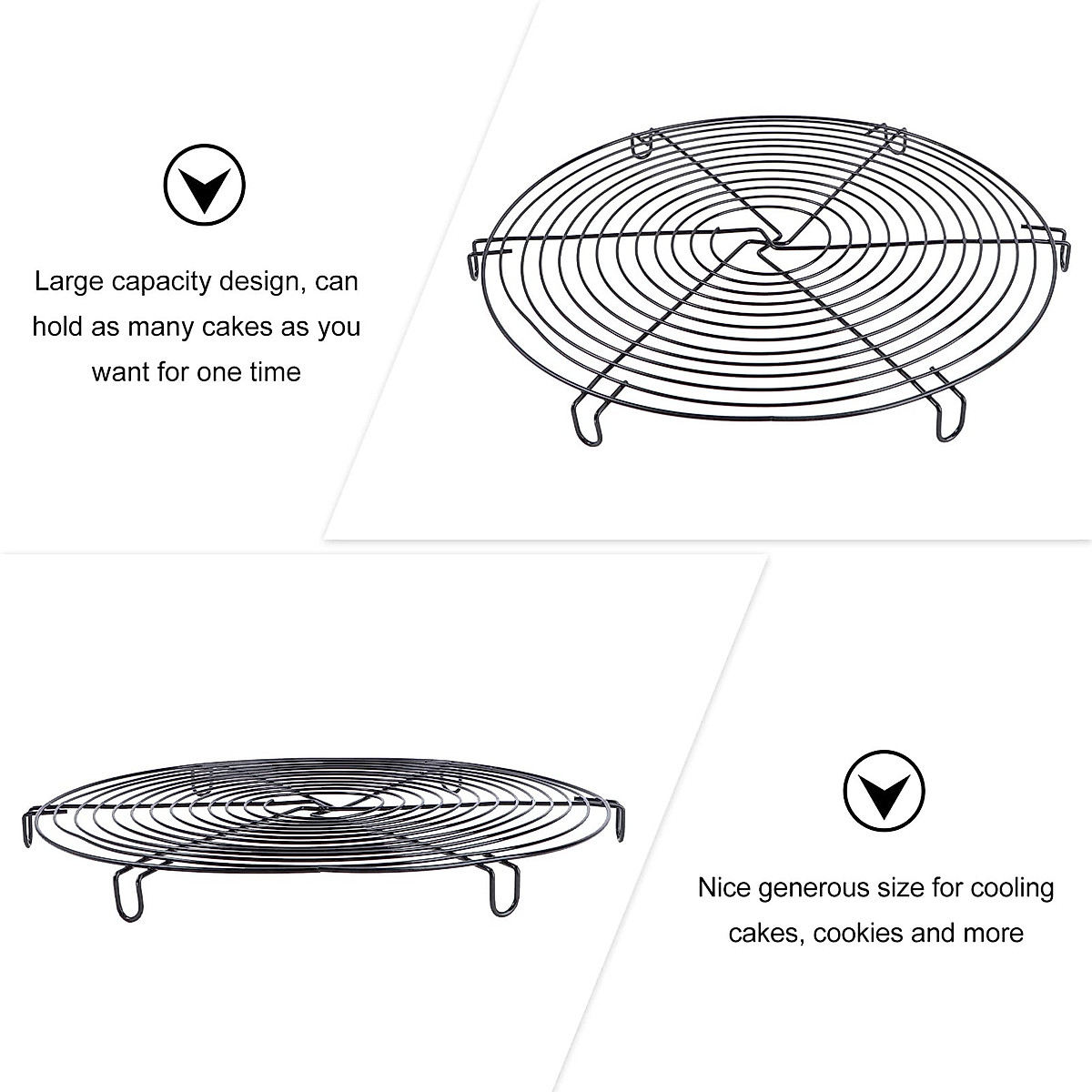GANAZONO 1pc Cooling Rack Cooling Net Wire Cooling Rack Wire Cooking Racks Steamer Rack Small Cooling Rack Cookie Cooling Rack Shortening for Baking Cooling Tray Oven Rack Iron Food