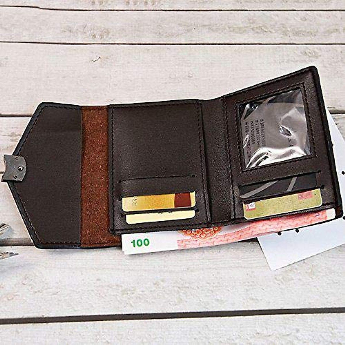 Women Glitter Sequins Purse Short Trifold Wallet Bling Card Holder Clutch