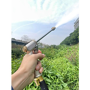 Ustope Garden Hose Nozzle, High Pressure Water Hose Nozzle Sprayer Head,fits 3/4” Garden Hose Thread,for Lawn & Garden,Washing Cars,Watering Garden,Cleaning