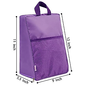 Portable Shoe Bag with Mesh for Travel, Shoes Storage Pouch Organizer Bags for Packing