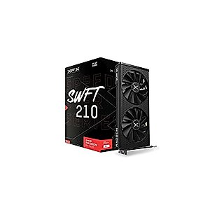 XFX Speedster SWFT210 Radeon RX 7600 Graphics Card with 8GB GDDR6 HDMI 3xDP, AMD RDNA 3 RX-76PSWFTFY