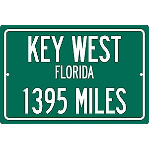 Key West Florida Distance Sign