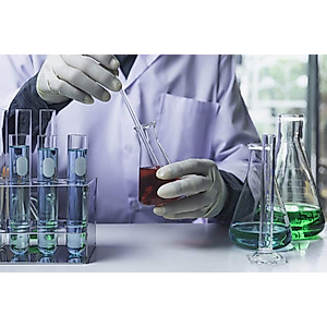 8 Pack Glass Stir Sticks 6mm Lab Stirring Rod 12 inch Length with Both Ends Round for Science, Lab, Kitchen, Science Education