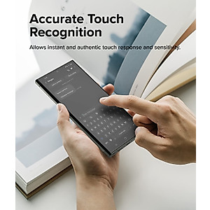 Ringke Dual Easy Wing [2 Pack] Compatible with Samsung Galaxy S23 Ultra 5G (2023), Premium Full Cover Film Case Friendly Screen Protector with Easy Application Kit