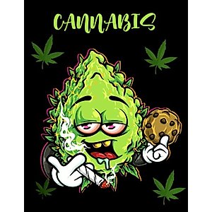 CANNABIS: Funny Weed Coloring Book for Potheads Cannabis Coloring Books for Adults