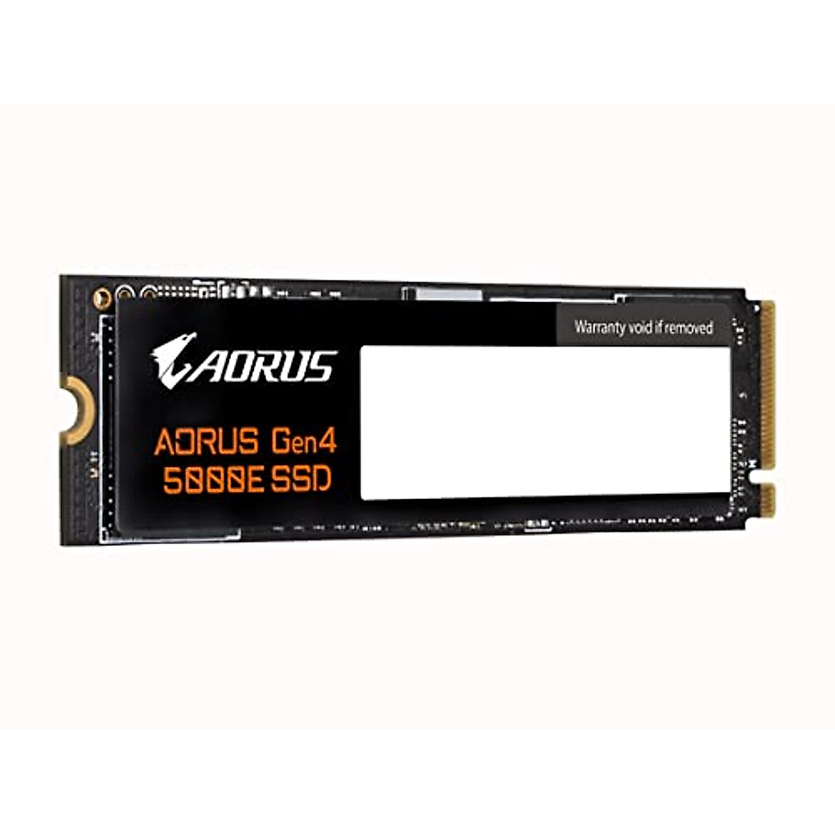 GIGABYTE AORUS Gen4 5000E SSD 500GB PCIe 4.0 NVMe M.2 Internal Solid State Hard Drive with Read Speed Up to 5000MB/s, Write Speed Up to 3800MB/s, AG450E500G-G