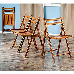 Winsome Robin 4-PC Folding Set Teak Chair