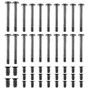 iplusmile Stainless Steel Screws Computer Case Fan Screws, 60Pcs PC Computer Cooling Fan Mount Screws Chassis Fan Screws Set for PC Case Fan CPU Fan